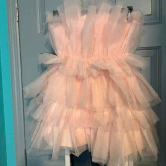 Francesca's Collections | Dresses | Francescas Pink Tulle Dress | Poshmark